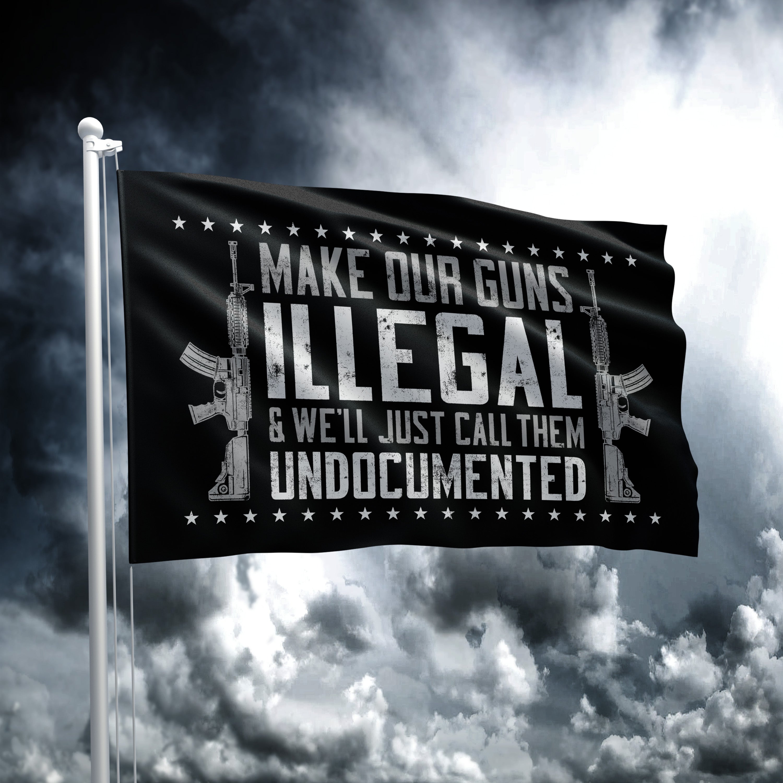 UNDOCUMENTED GUNS - FLAG – United Firearm Association